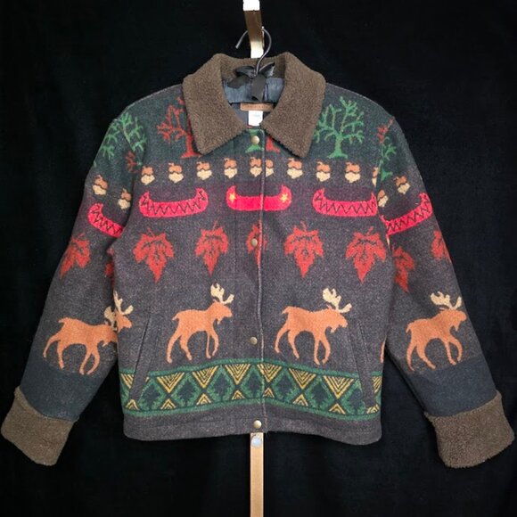 Pendleton | Jackets & Coats | Vintage Pendleton Originals Moose Wool ...